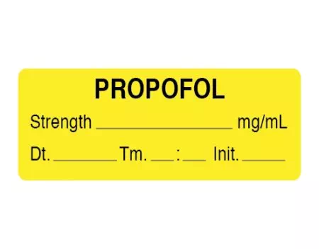 Label, Propofol – Nev's Ink, Inc.