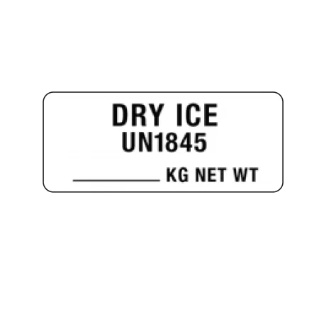 Dry Ice UN1845 ______KG NET WT – Nev's Ink, Inc.