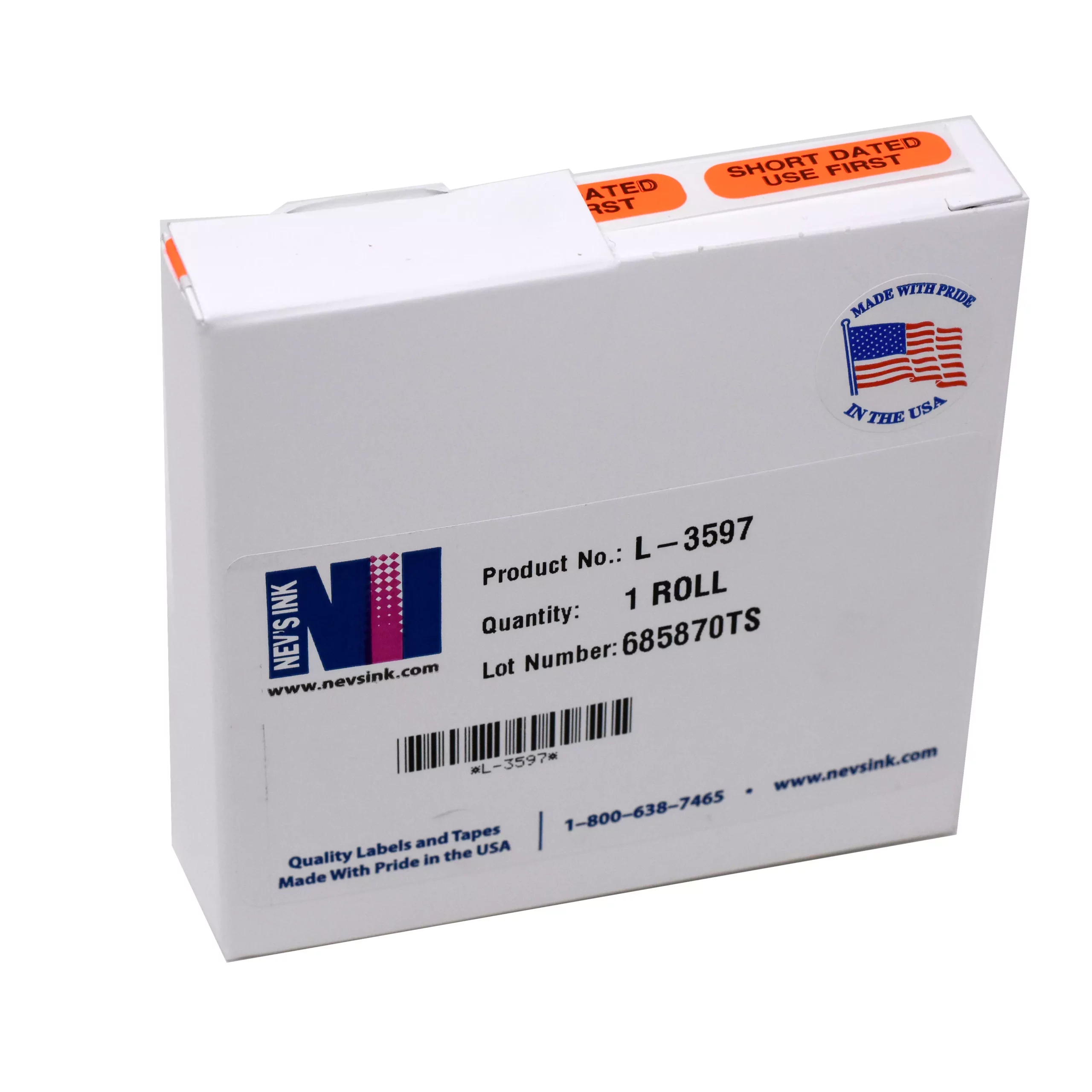 SHORT DATED USE FIRST – Nev's Ink, Inc.