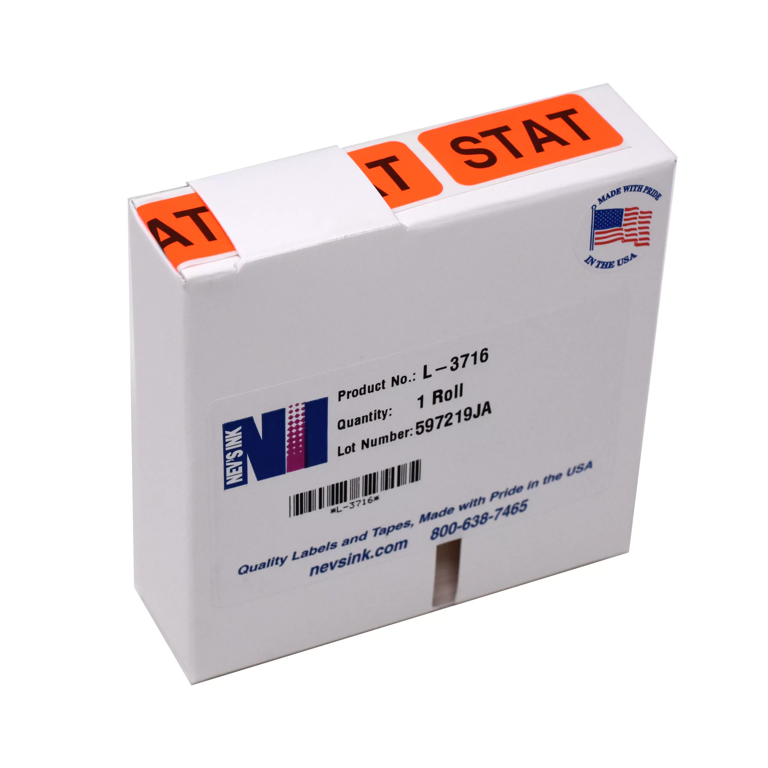 Label, Stat – Nev's Ink, Inc.