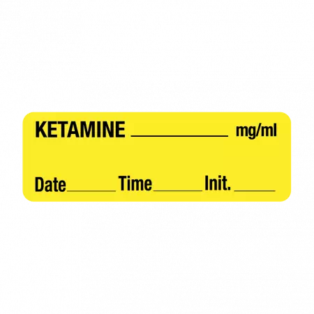 Label, Ketamine __mg/ml – Nev's Ink, Inc.