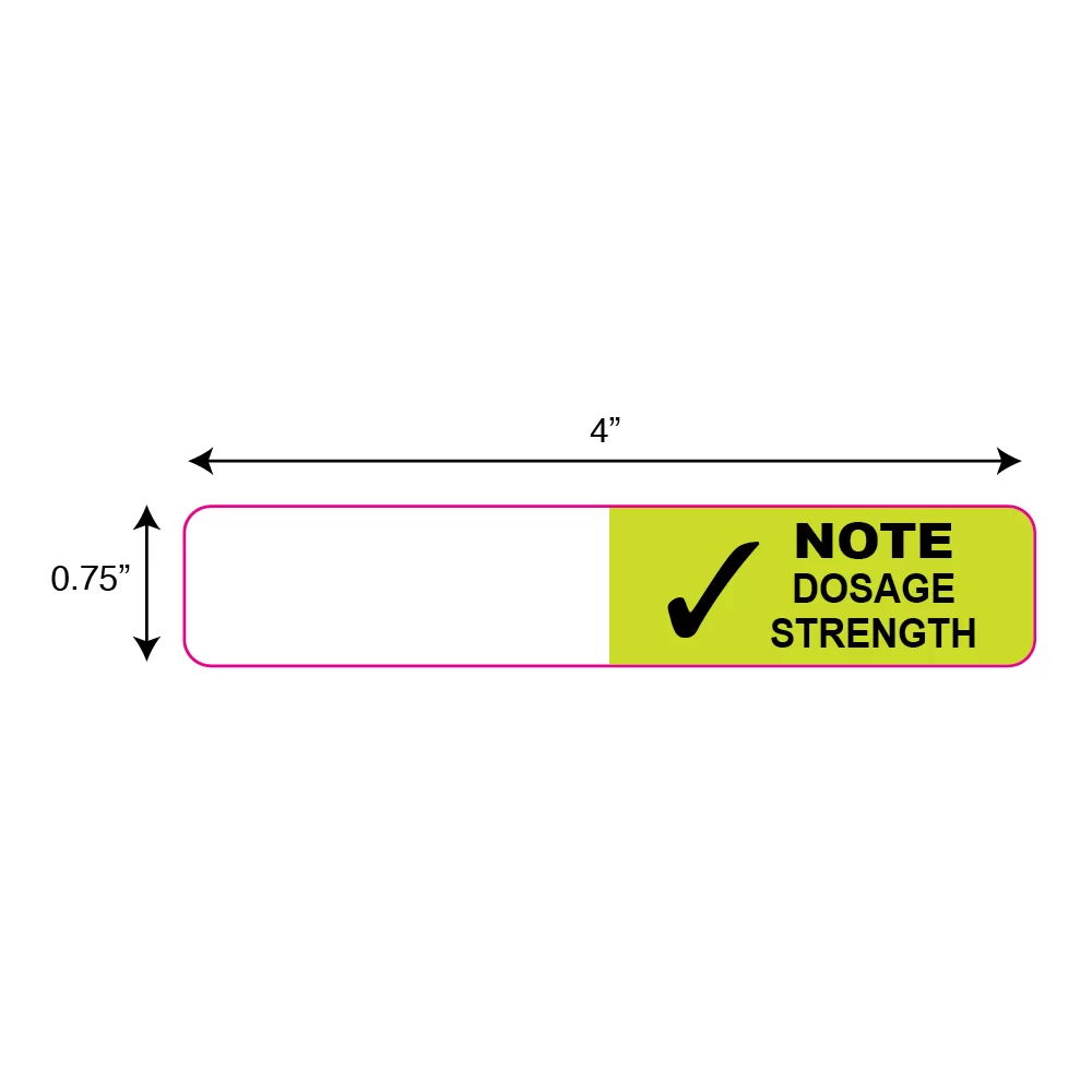 Syringe Flag Note Dosage Strength – Nev's Ink, Inc.