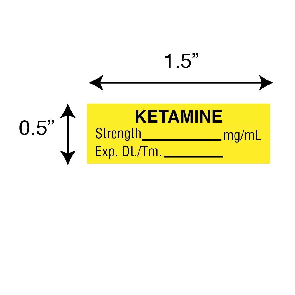 Tape, Ketamine, Strength__mg/mL Exp., DT – Nev's Ink, Inc.