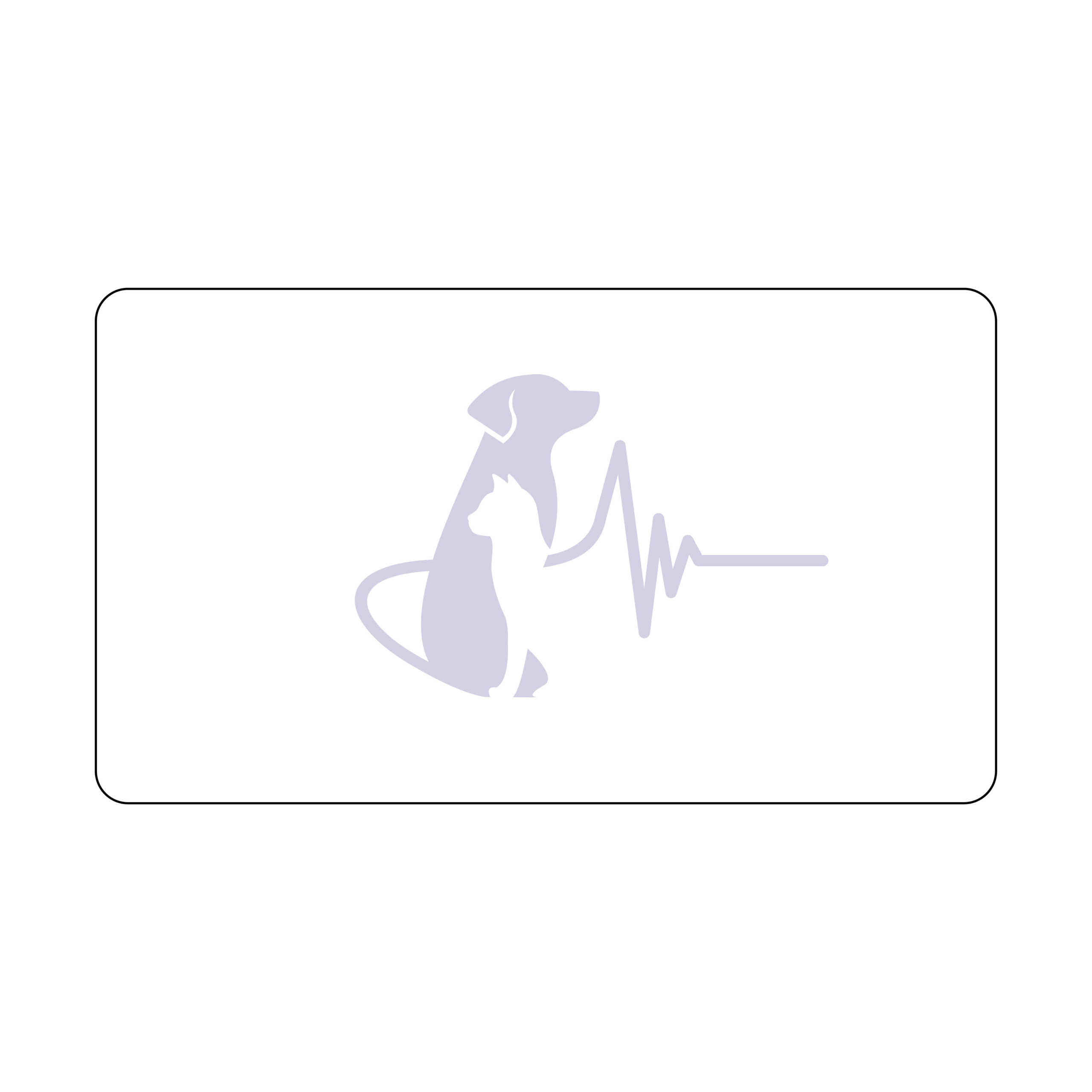 Zebra Veterinary Prescription Label – Dog Cat Heartbeat Design – Nev's ...