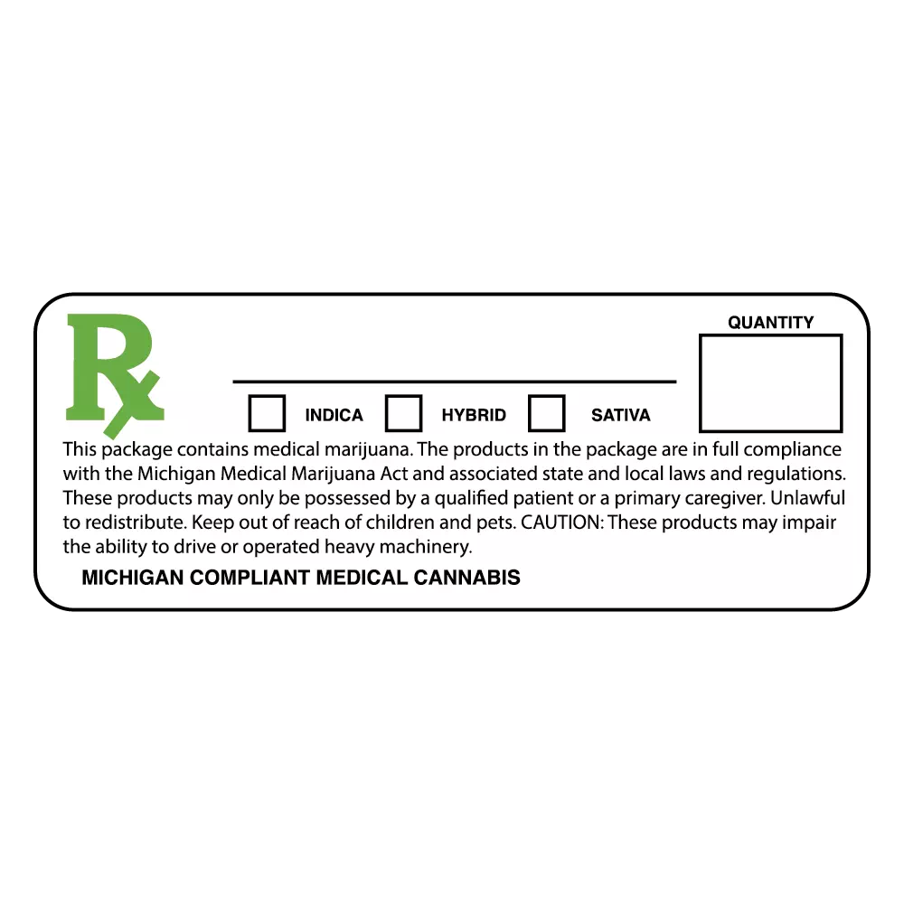 Michigan Medical Marijuana Compliant Labels – Nev's Ink, Inc.