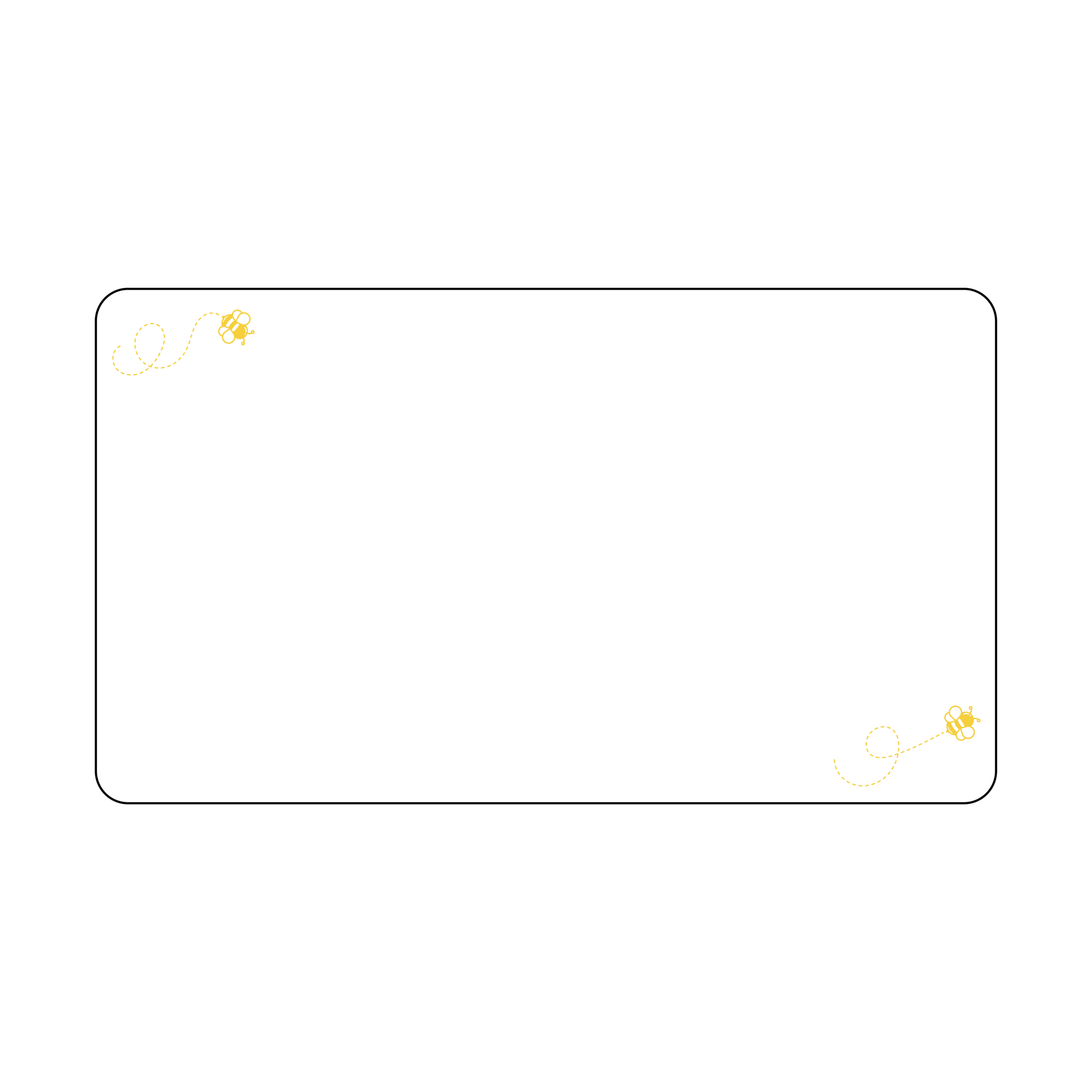 Zebra Veterinary Prescription Label – Spring Bees – Nev's Ink, Inc.