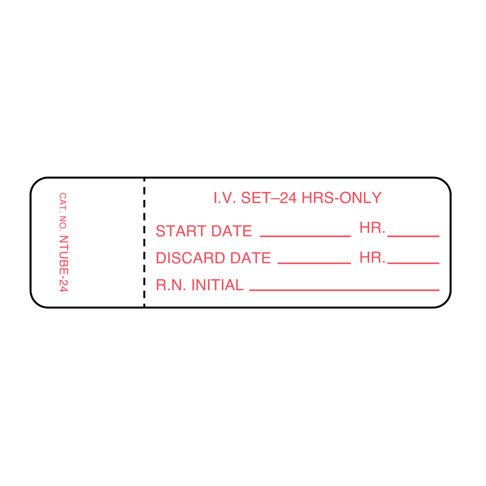 IV Tubing Labels | Nev's Ink