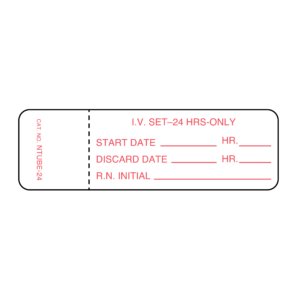 IV Tubing Identification Labels | Nev's Ink